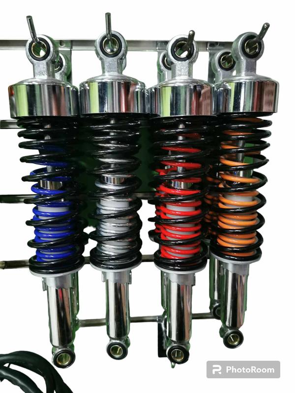 SHOCK ABSORBER FOR CT100/BAJAJ 340mm color/ red/blue/black/orange ...