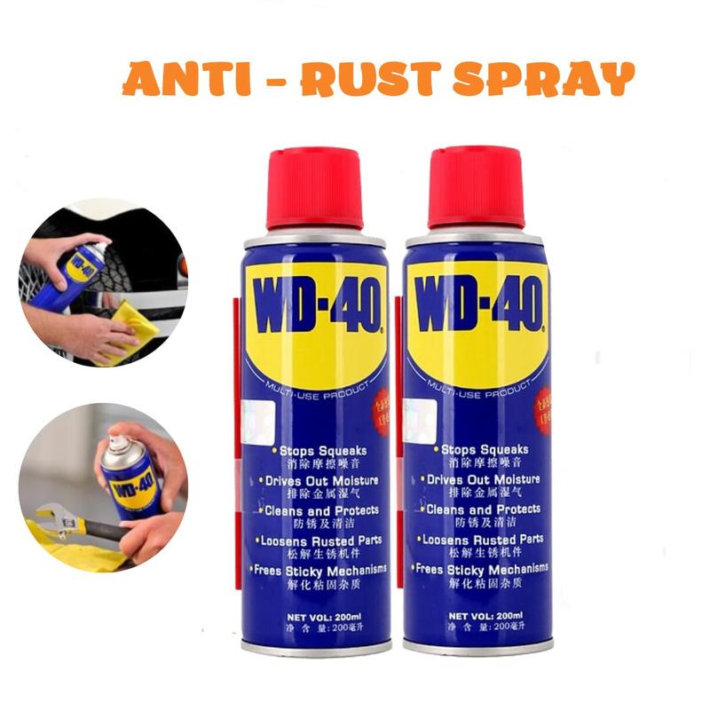 WD 40 Rust Remover Spray, Chain Lubricator, Slug Repair Spray, - TikTok ...