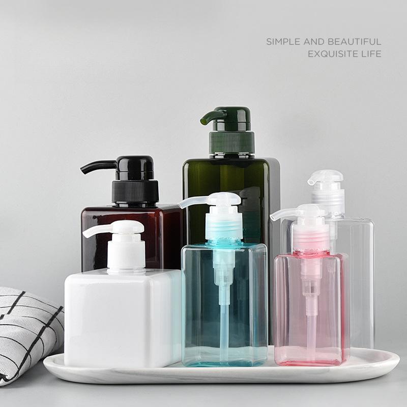 100ml 250ml Square Lotion Bottle Skincare Shower Gel Bottle Shampoo ...