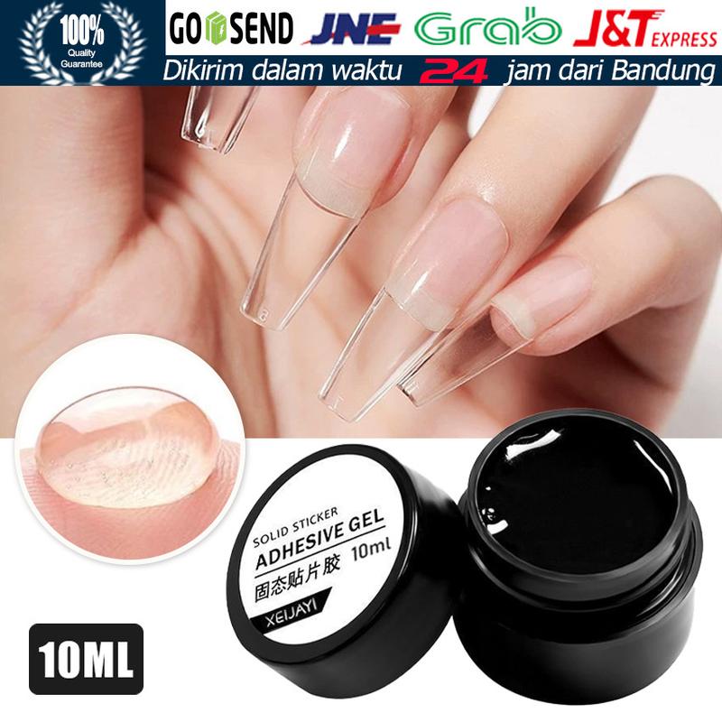 10ML Lem Gel Kuku Palsu Elastis / Solid Adhesive Gel untuk Nail - Shop ...