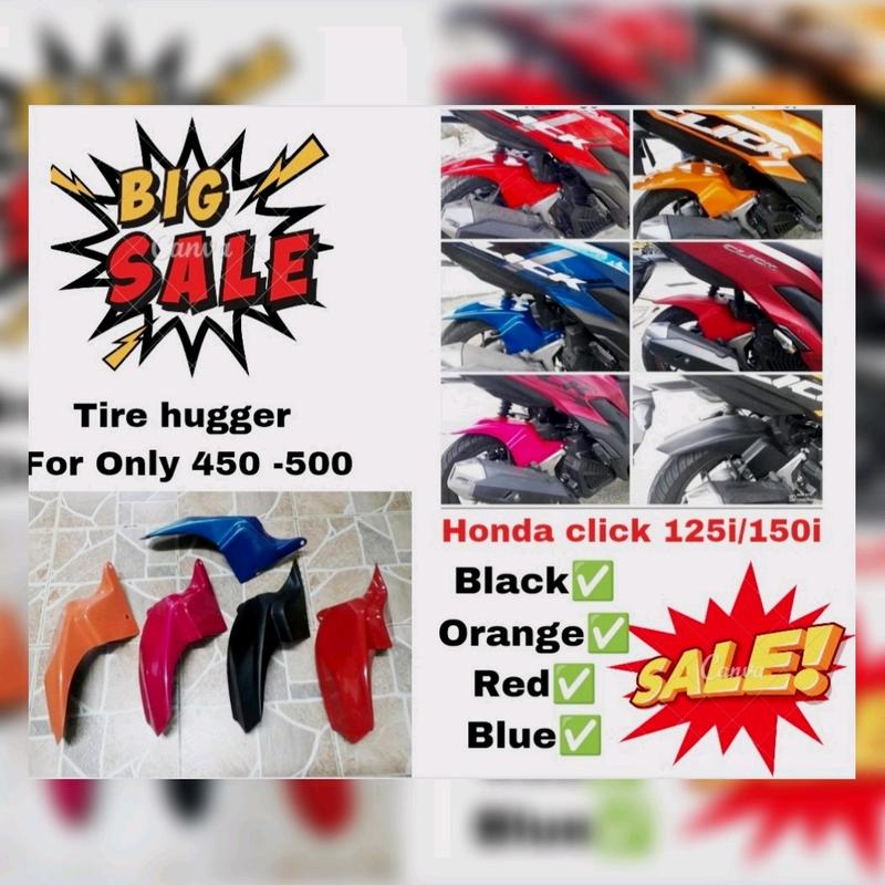 Tire Hugger for honda click 125i/150i fiber made - TikTok Shop Philippines