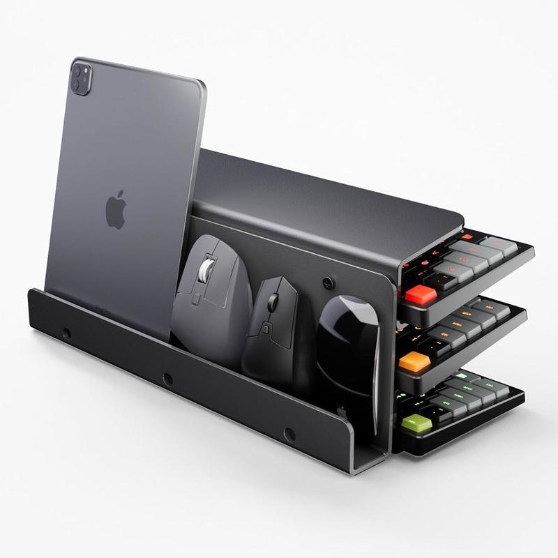 Acrylic Keyboard Mouse Storage Rack, 3-Tier Keyboard Display - TikTok Shop