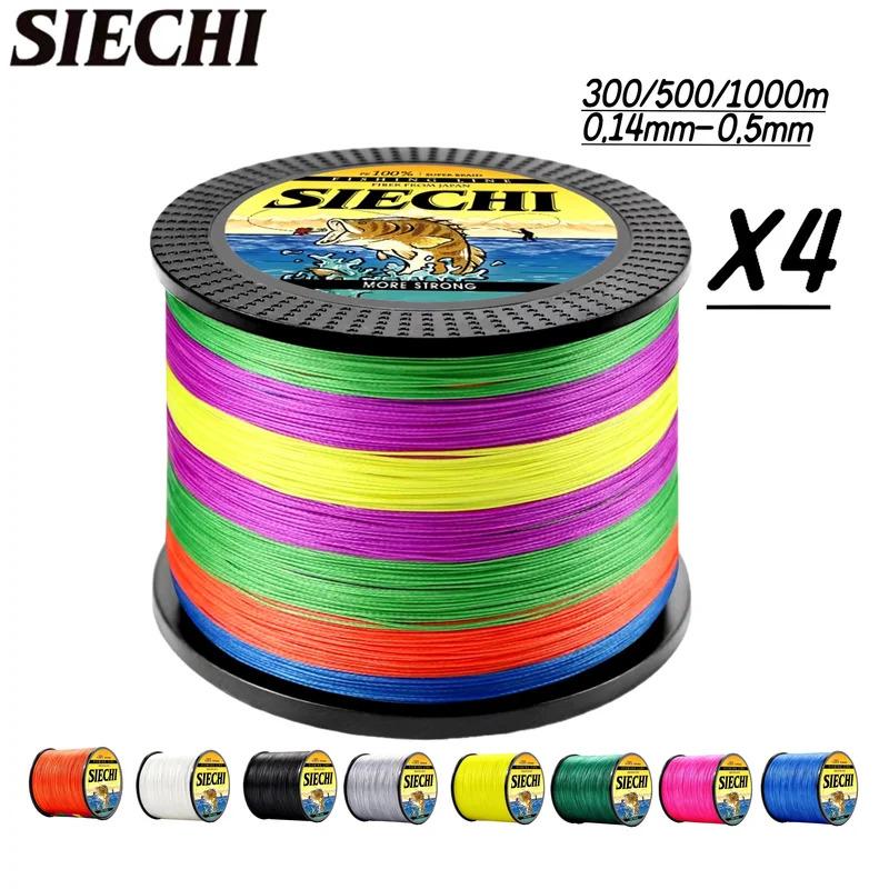 SIE X4 Strands Braided Fishing Lines Saltwater Fishing Cord Tackle ...