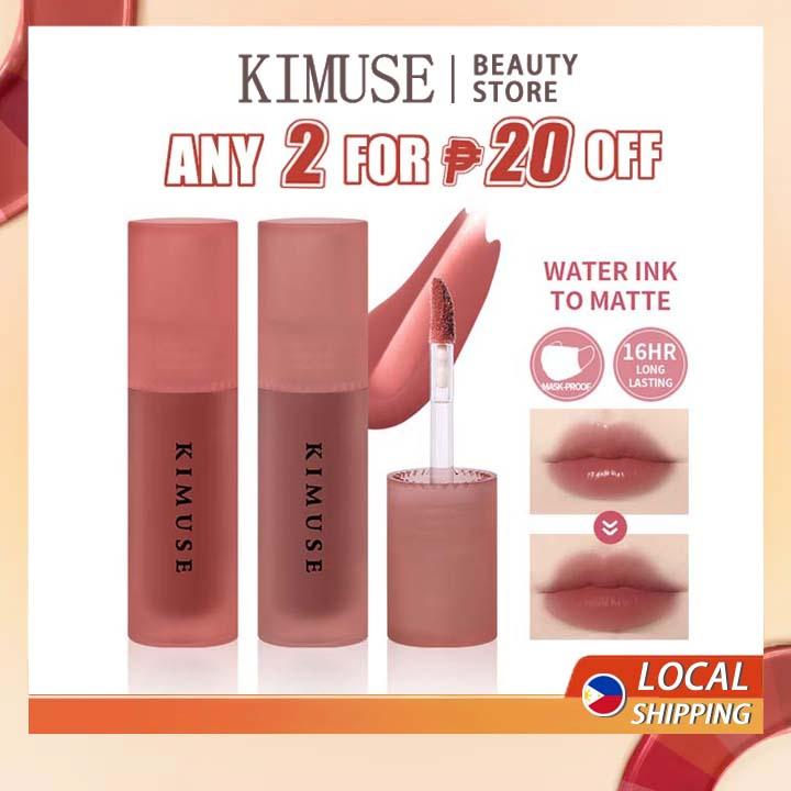 KIMUSE Water Lip Tint Lip Glaze Waterproof Long Lasting Matt - TikTok ...
