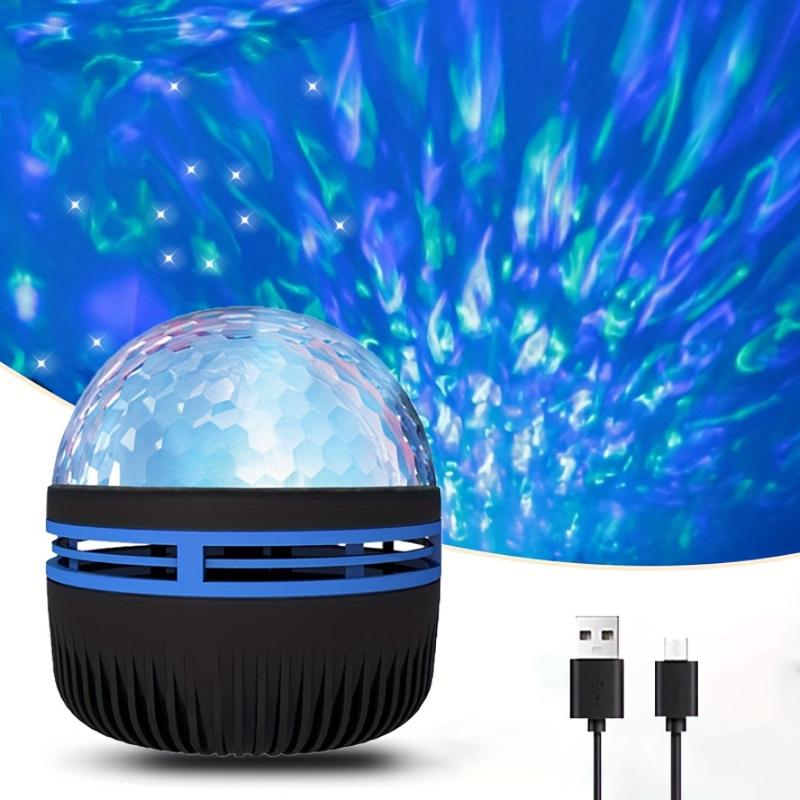 New 1pc Water Ripple Magic Night Light, Creative Crystal Bal - TikTok ...