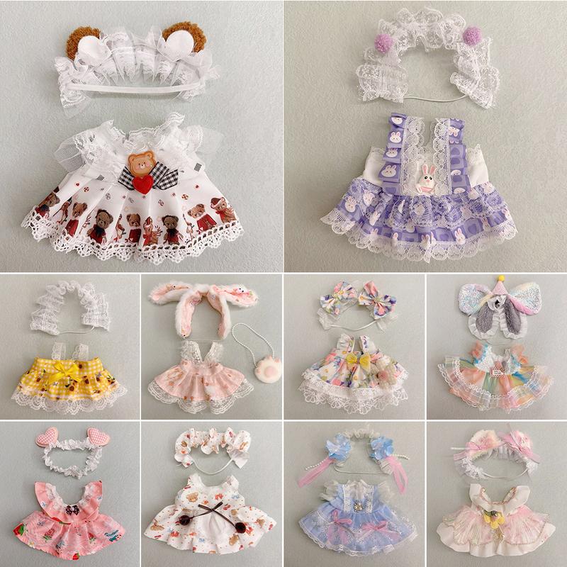 DM [clothes only] 20CM Cotton Doll Rompers Cartoon Plush Dol - TikTok ...