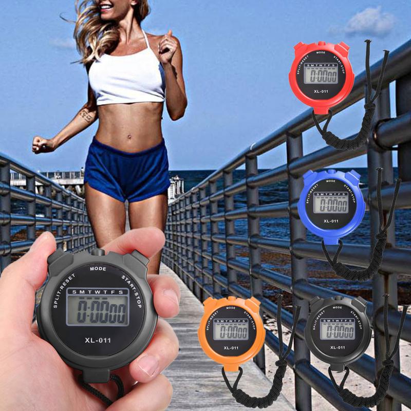 Electronic Digital Sport Stopwatch Timer Large Display Stop Watch ...