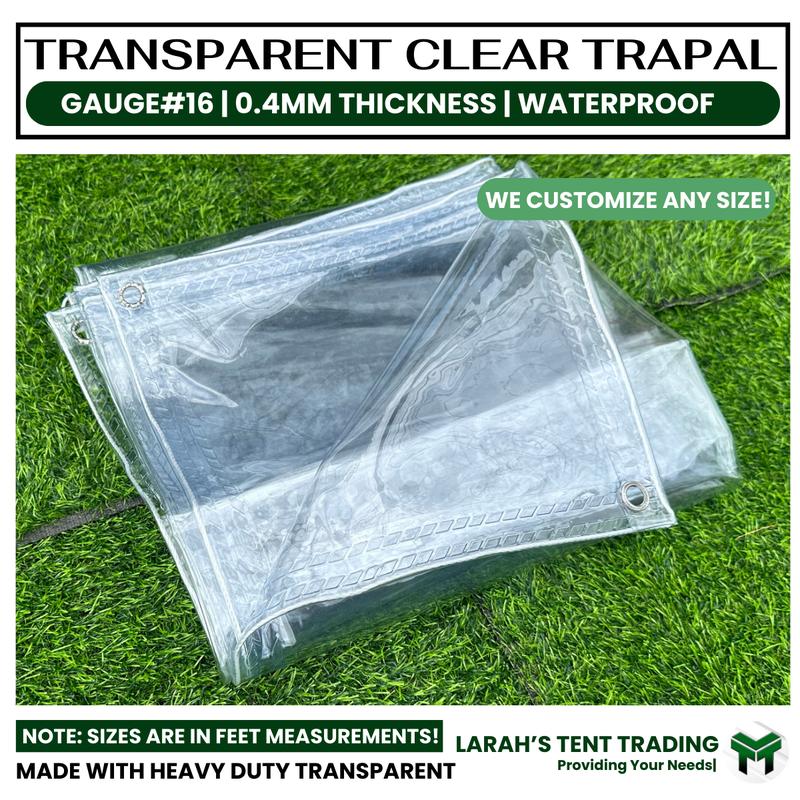 4x5ft GAUGE #16 TRANSPARENT CLEAR TRAPAL TARPAULIN WATERPROO - TikTok ...