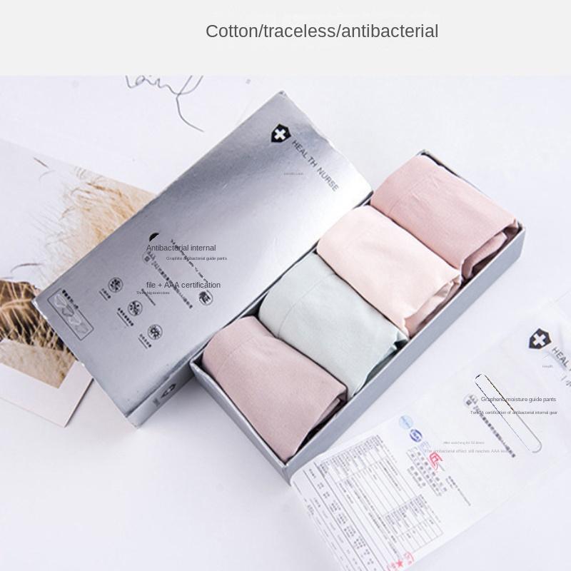 [4Pcs Panties Underwear ] Women Seamless Briefs Cotton Panties - TikTok ...