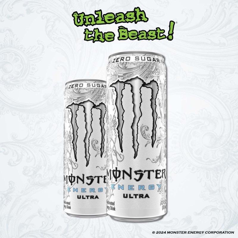 24pcs Monster Energy Ultra White Zero Sugar 355ml - Pack of 24 - TikTok ...