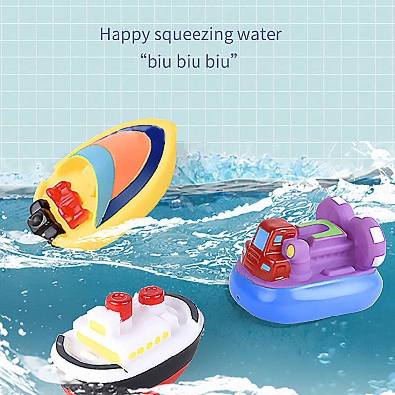 Kids Bathroom Float Set Toys 1 Set Boats Shaped Water Games Tool ...