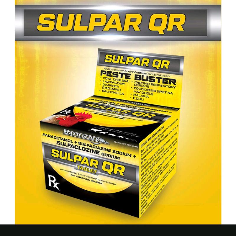 SULFAR QR TABLET PESTE BUSTER FOR GAMEFOWL, POULTRY - TikTok Shop ...