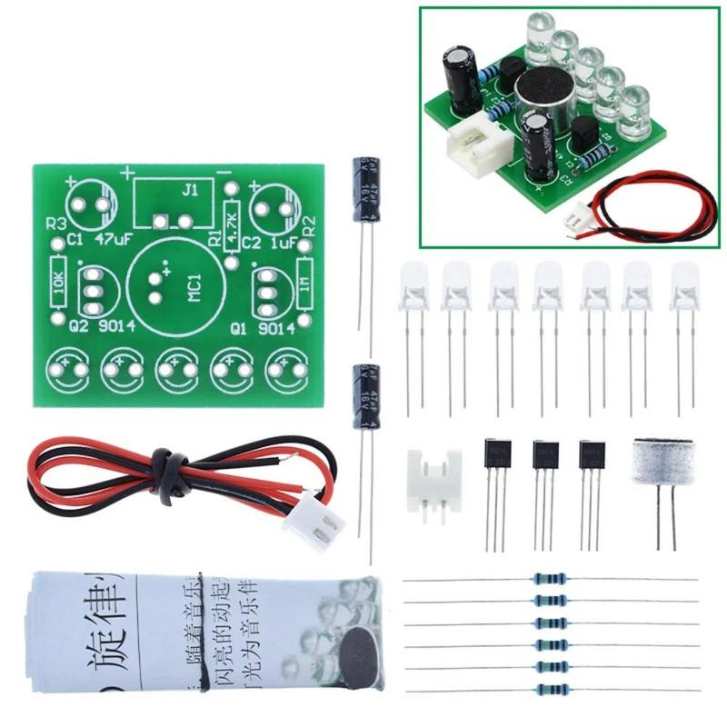 Lampu Kawalan Diaktifkan Suara, Modul Lampu Melodi LED, Kit Lucu ...