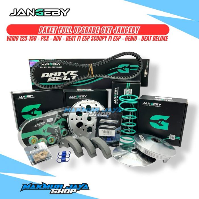 Jual PAKET SUPER FULL UPGRADE CVT JANGEBY VARIO 125-150 BEAT SCOOPY PCX ...
