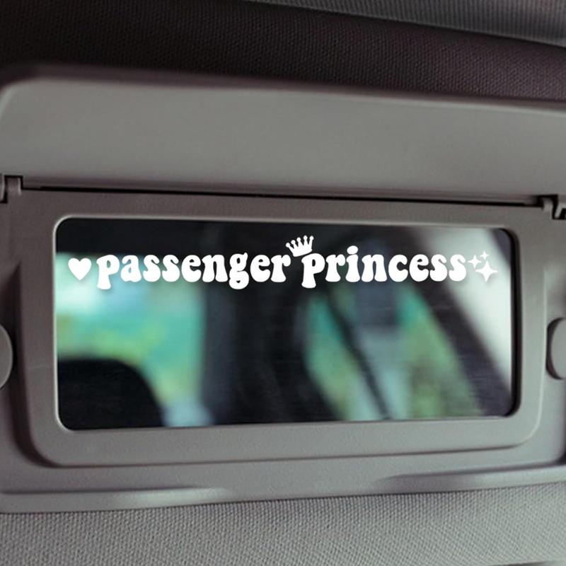 Funny Stickers Decal Passenger Princess Sticker for Rearvie - TikTok Shop