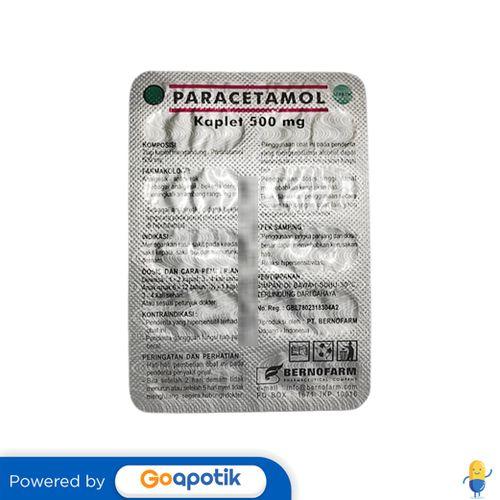 Jual PARACETAMOL BERNOFARM 500 MG STRIP 10 KAPLET - Jakarta Barat ...