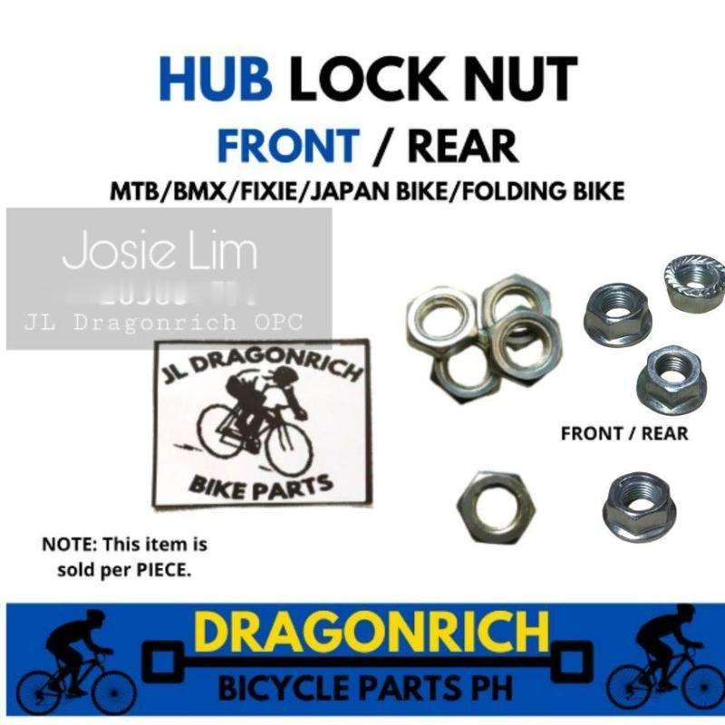 Hub Lock Nut Hex Hub Fastener Front + Rear Bicycle Flange Rear - TikTok ...
