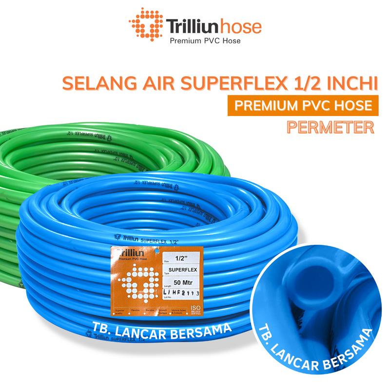 TRILLIUN SELANG AIR SUPERFLEX 1/2 INCHI (PER METER) ELASTIS FLEKSIBEL ...