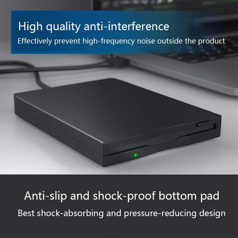 USB Floppy Card Reader Drive 3.5 Inch 1.44 MB External Portable FDD ...