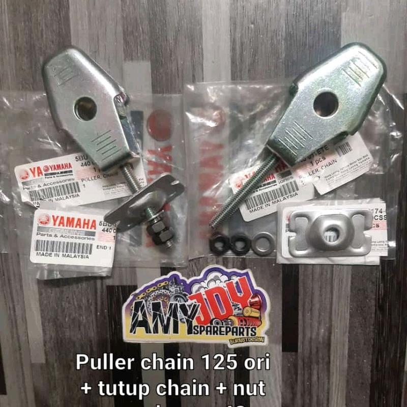 125z/125zr CHAIN PULLER ORI + PLATE 1 ORI + NUT GREED + WASHER - TikTok ...