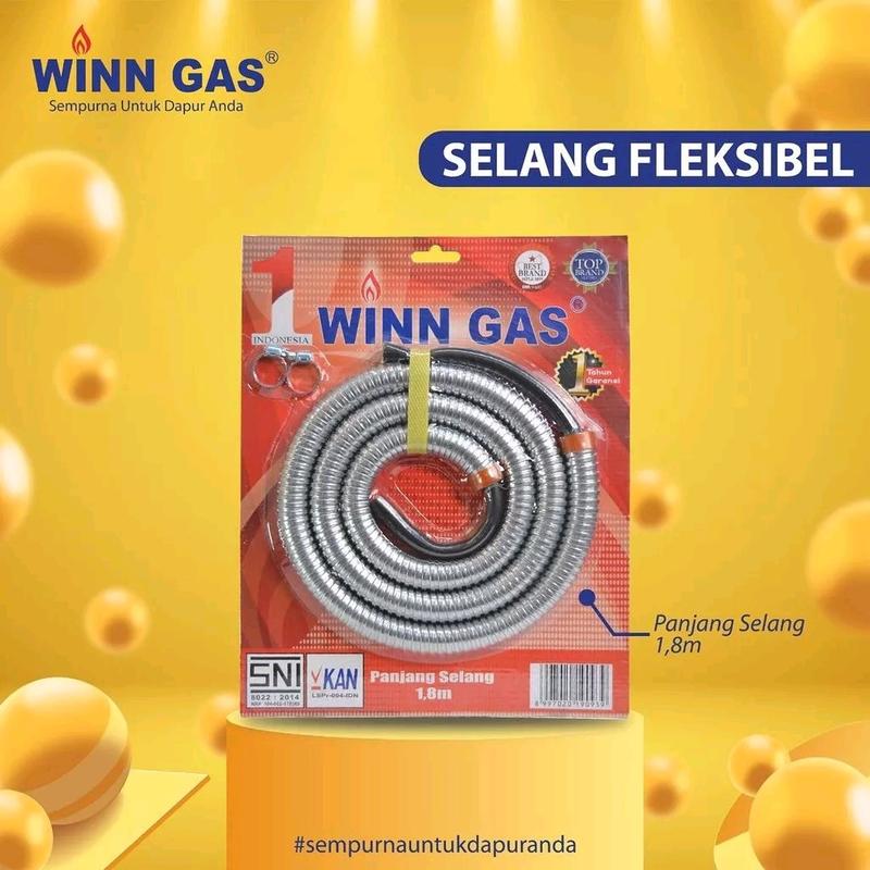 WINN GAS Selang Premium Ori Pabrik 1,8M - Shop | Tokopedia