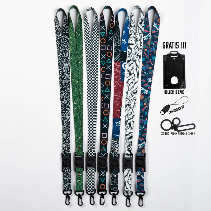 Flade Studios Lanyard Premium - Tali Gantungan Keychain HP Holder ...