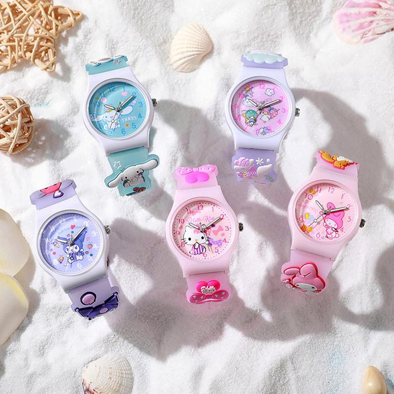 Silicone Strap Cartoon Watch For Students Children Quartz Watch ...