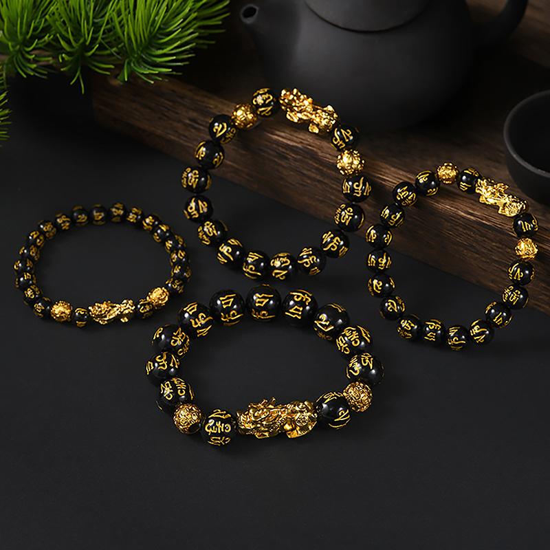 Gelang Tangan Pixiu, Gaya Cina, Mantra Enam Suku, Diperbuat daripada ...