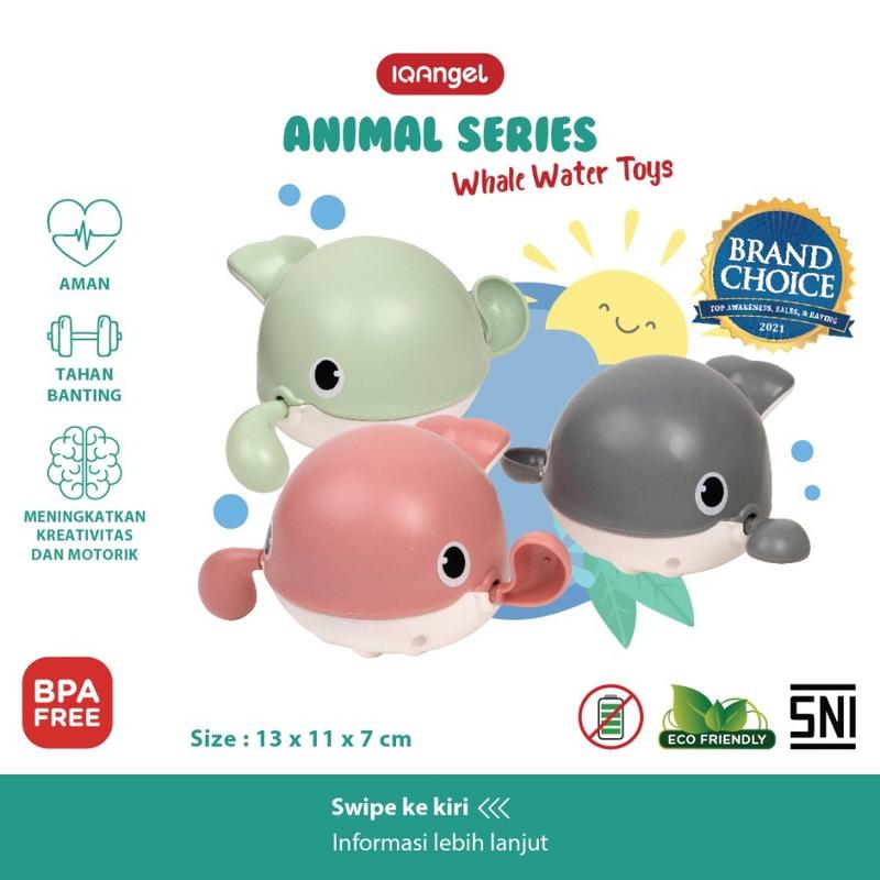 IQ Angel Whale Water Toys / Mainan Air Ikan Paus / Mainan Mandi - Shop ...