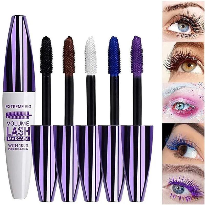 MAXFINE 5D Color Mascara Lash Thick Curling Waterproof Sweatproof ...