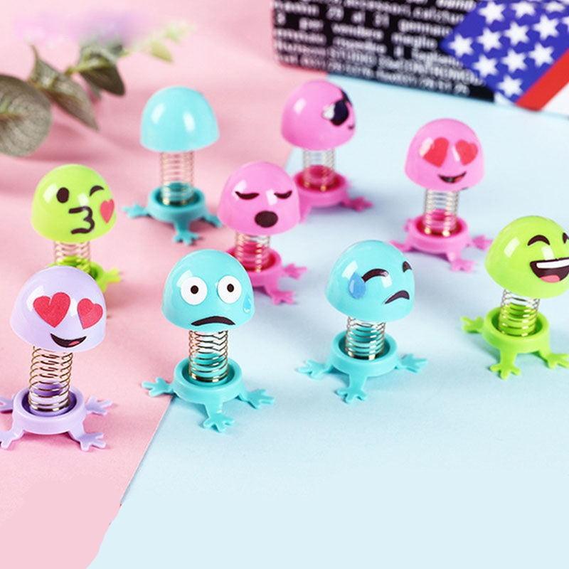 Jumping doll assembly spring figurine creative children's expression ...