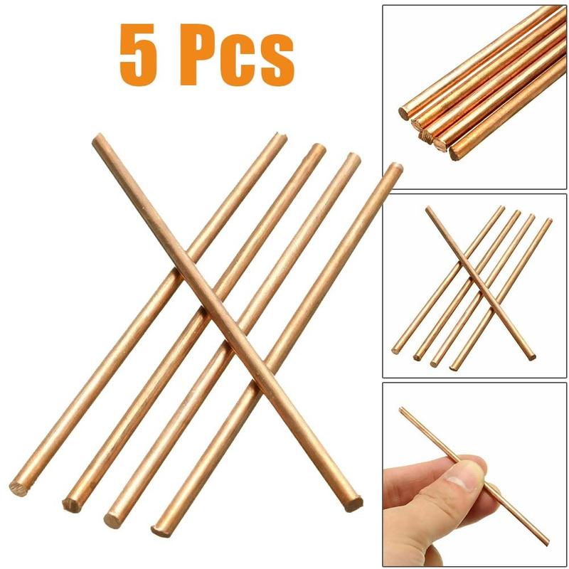 5pcs Copper Round Bar Rod Metal Rods Diameter 4mm Length 100mm - TikTok ...
