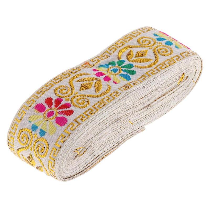 7M (45mm/1.77inch) Jacquard Ribbon Sew Flower Ribbon Crafts - TikTok ...