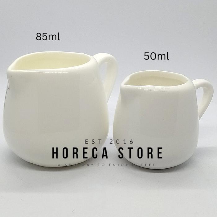 Jual Sugar pot / Creamer Jug keramik Porcelain 50ml 85ml - Milk Jug ...