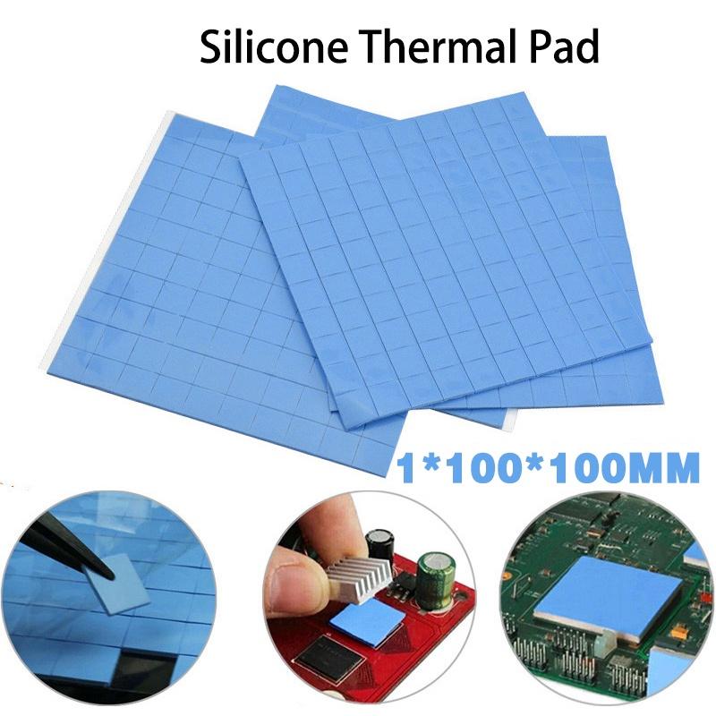 100PCS Silicone Thermal Pad Laptop Heatsink CPU Flame Retardant ...