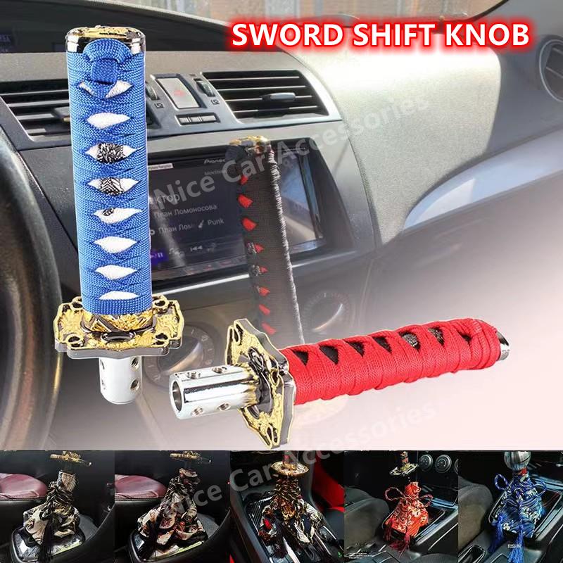 Car Gear Knob Manual Automatic Universal Japanese Style Katana - TikTok Shop Malaysia