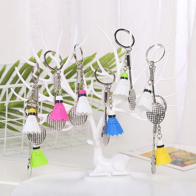 Badminton, Tennis, Keychain, Car, Keybag, Pendant, Sports Souvenir ...