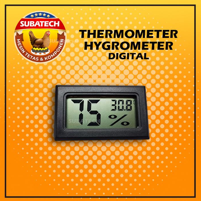 Jual Termometer Higrometer Thermometer Hygrometer Mesin Tetas THD - THD ...