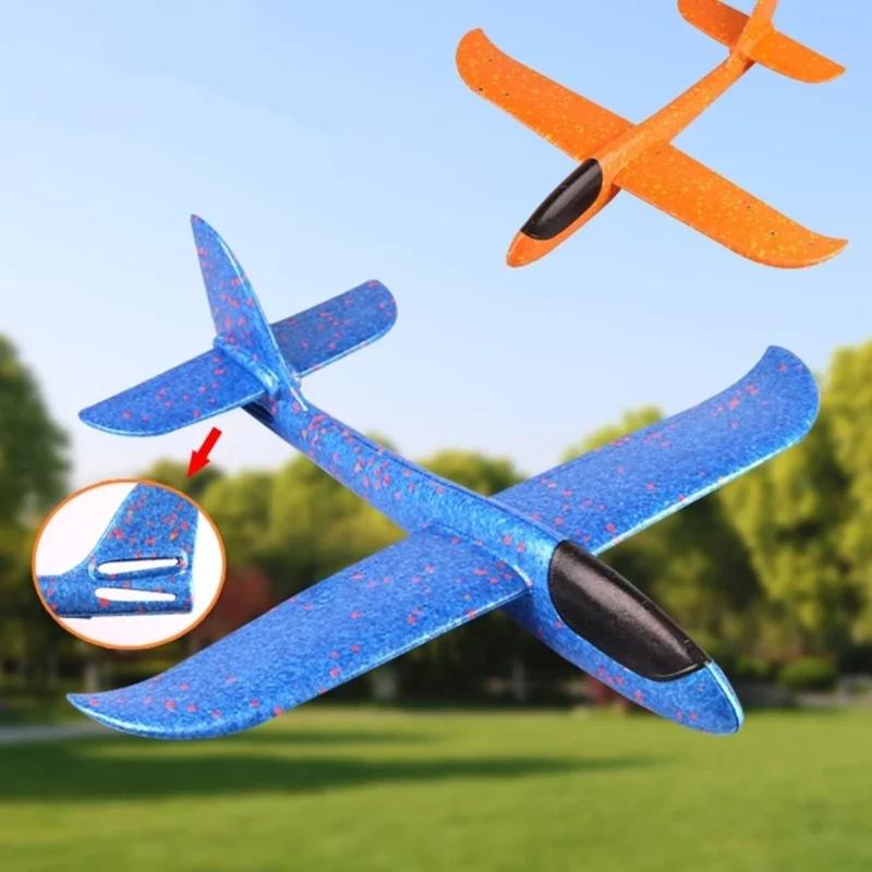 48CM Large EPP Foam Hand Throwing Aircraft Gyratory Stunt Pressure ...