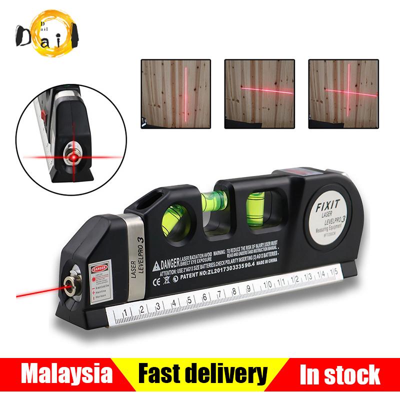 Laser Level Vertical Horizontal 2 Lines Lasers Ruler Measure - TikTok ...