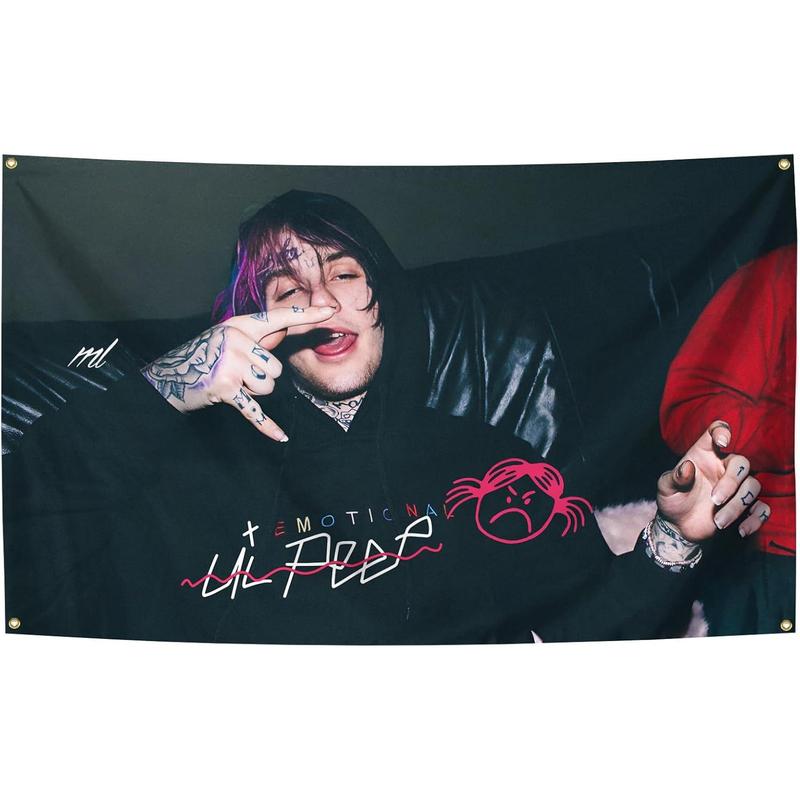 Rap Singer Music Poster Lil Singer Peep Tapestry 3X5 Feet Home - TikTok ...