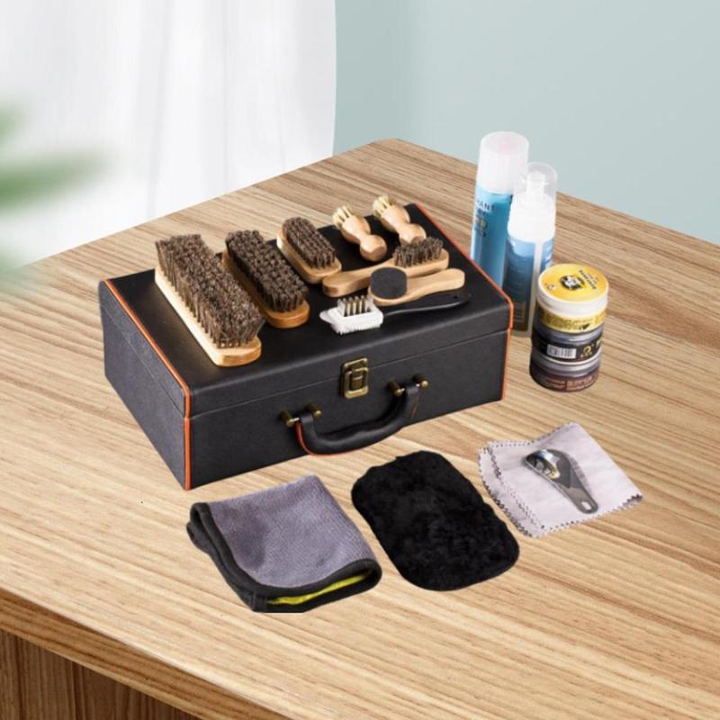 18 Pieces Leather Boot Care Kit with Carry Case for Home Use - TikTok ...