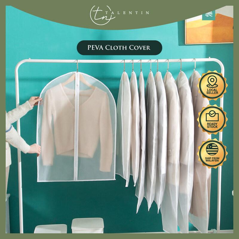 TALENTIN PEVA Cloth Cover Garment Bag Dustproof Waterproof Clothes ...