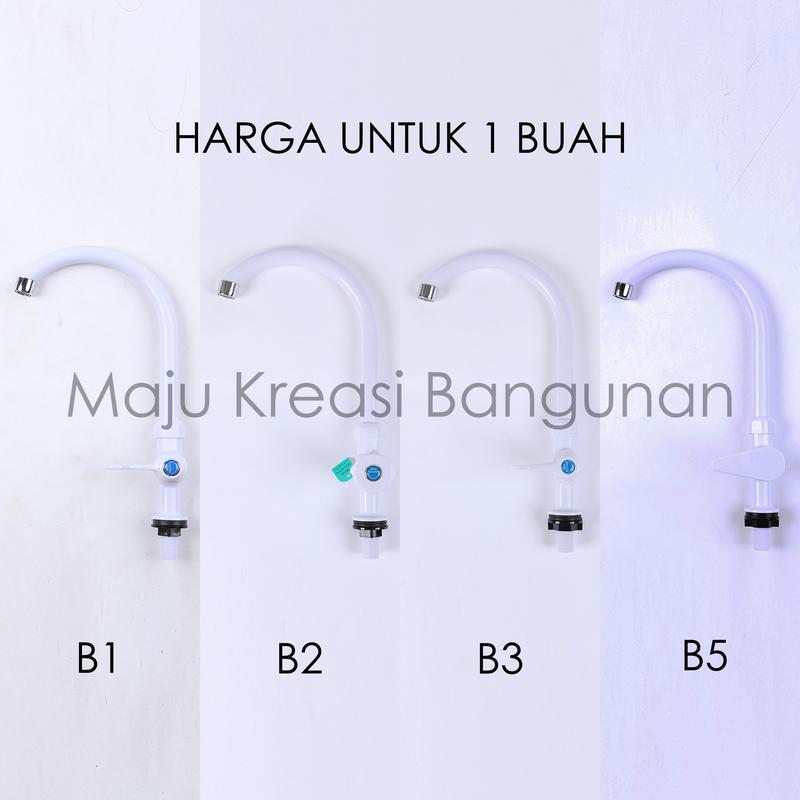 Kran Angsa Tanam PVC New Soligen Keran Air Cuci Piring Sink Dapur ...