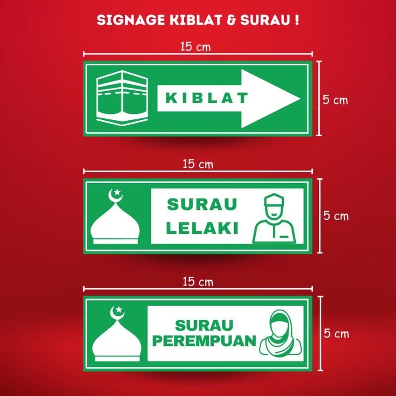 Hot SellingSticker Kiblat & Surau/ Arah Kiblat / Kiblat Arro - TikTok ...