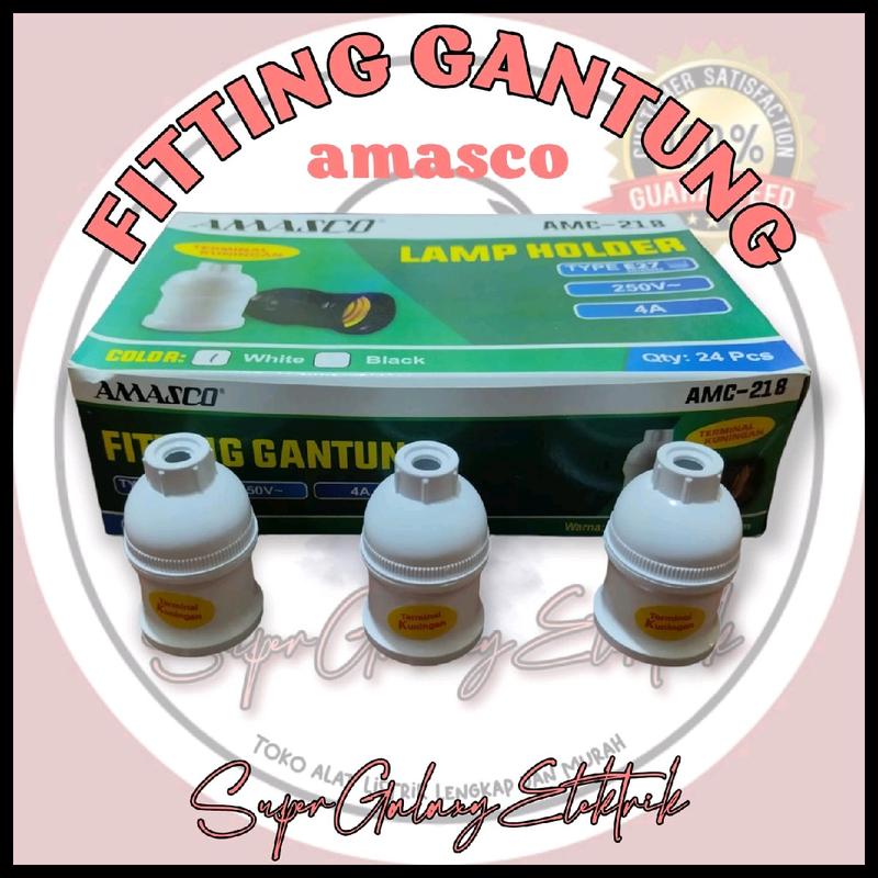 Fitting Gantung Putih/ Fitting Gantung Hitam / Fitting Gantung - Shop ...