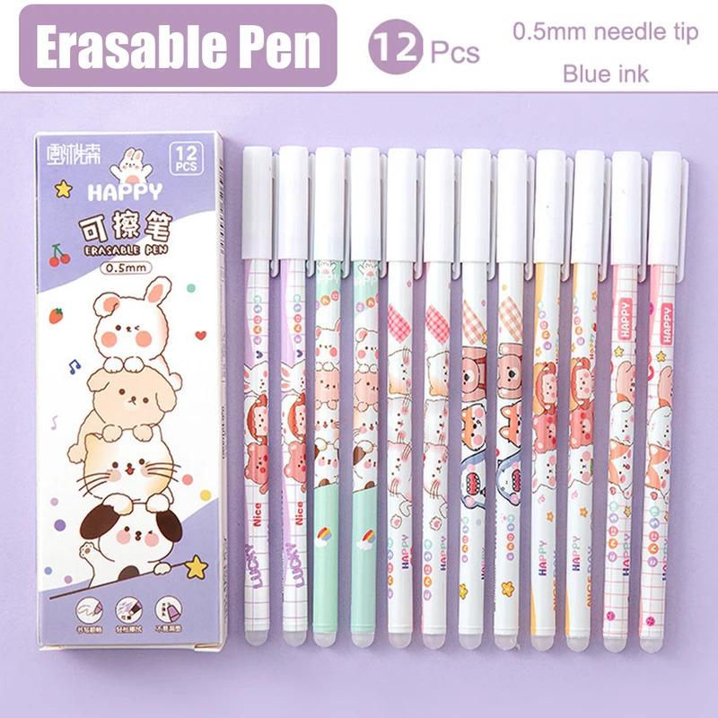 【Pen Gel Boleh Padam】12 Keping / Kotak - 0.5mm Dakwat Biru, Lengkap ...