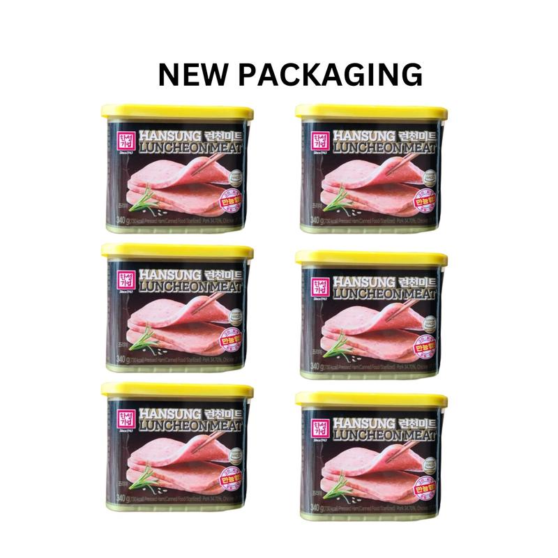 [6 PCS] HANSUNG LUNVHEON MEAT 340GRAMS KOREAN LUNCHEON MEAT IMPORTED ...