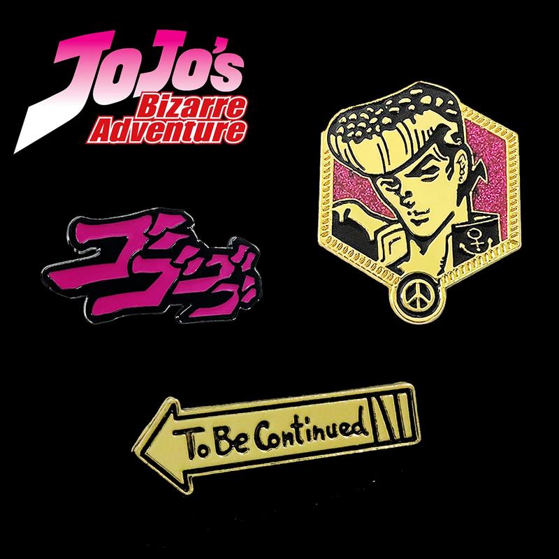 JoJos Bizarre Adventure Enamel Pins Custom Higashikata Josuke Metal ...