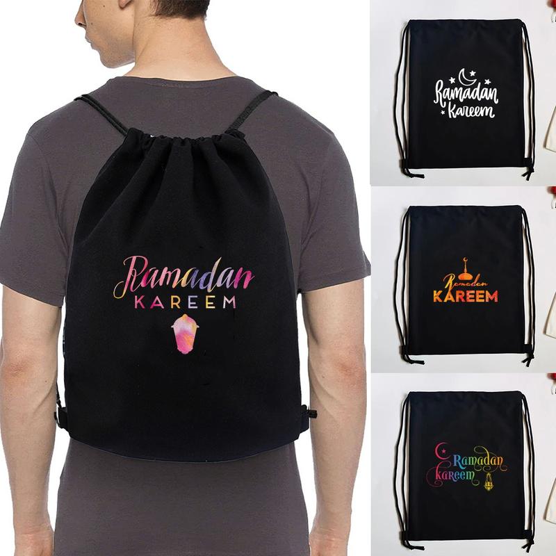 Fashionable drawstring backpack Muslim Eid Git Ladies' student - TikTok ...